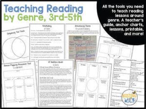 Reading Genre - A Teacher's Guide & Materials for Genre Study - Buzzing ...