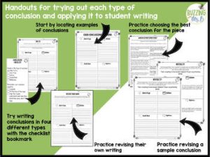Good Conclusions Expository or Informational Writing Minilessons ...