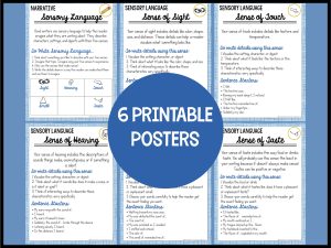 Sensory Details Narrative Writing Lesson Plans and Activities - Buzzing ...