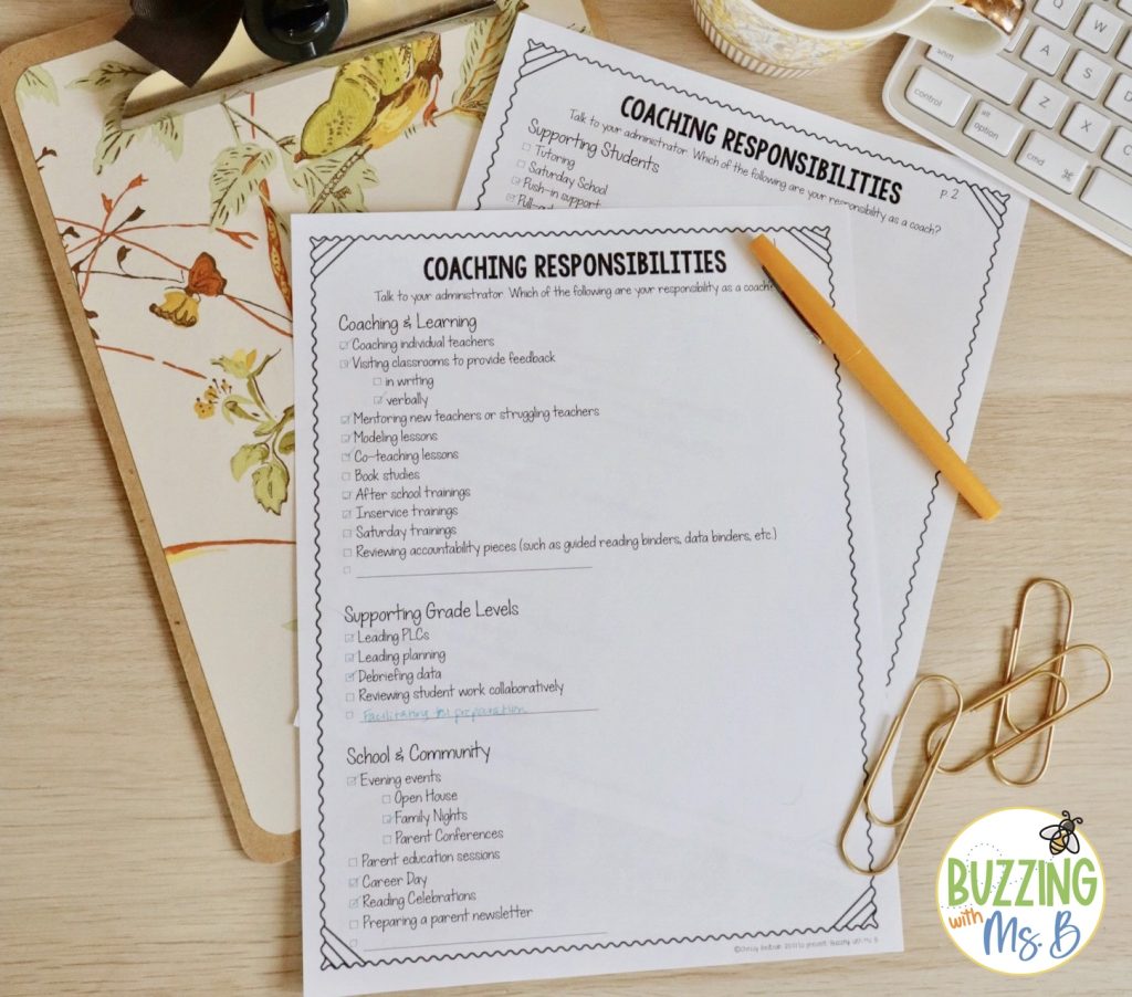 Three resources instructional coaches will love for back to school ...