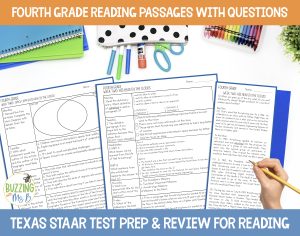 Free Texas STAAR Reading Passages for Grades 3–5 - Buzzing with Ms. B